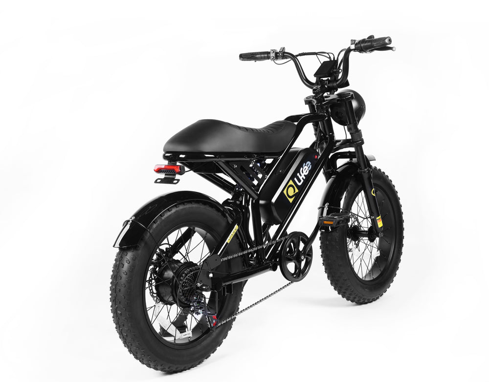 Spark 20x4.0" Moped-Style E-Bike – Qlife Bike