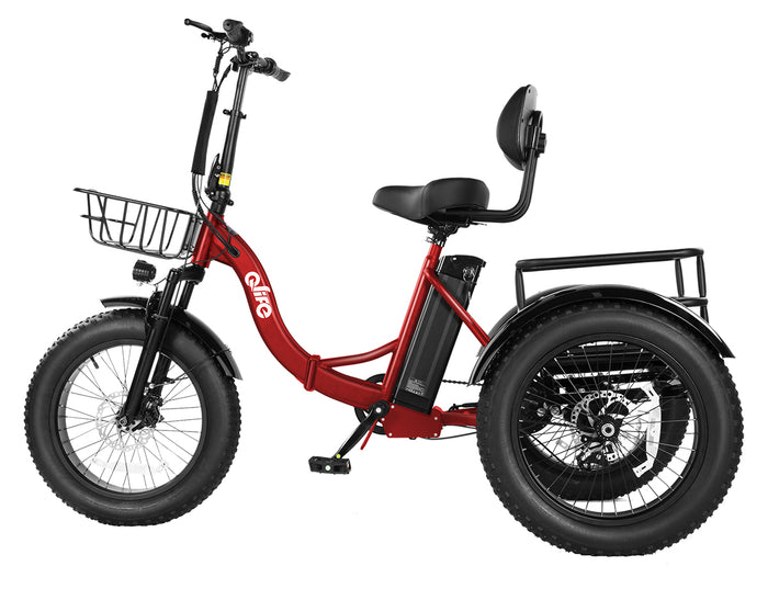Triker Plus Folding 3 Wheels Electric Bike – Qlife Bike