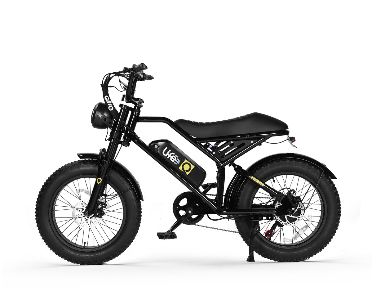 Spark 20x4.0" Moped-Style E-Bike – Qlife Bike